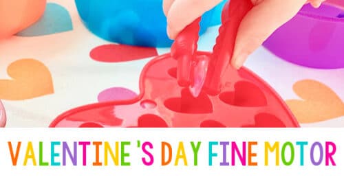 Valentine's Day Fine Motor Activity For Preschool - Pre-K Pages