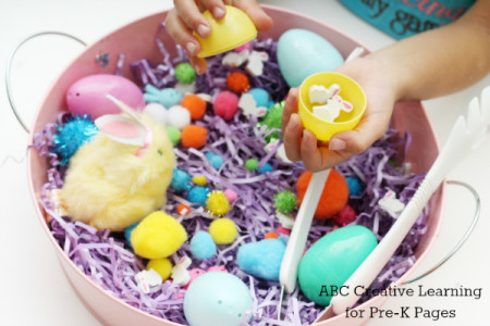 Easter Sensory Bin - Pre-K Pages
