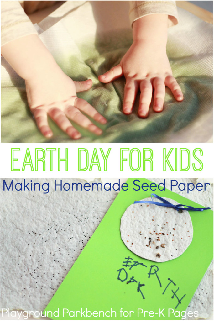 Earth Day Project: Making Homemade Seed Paper - Pre-K Pages