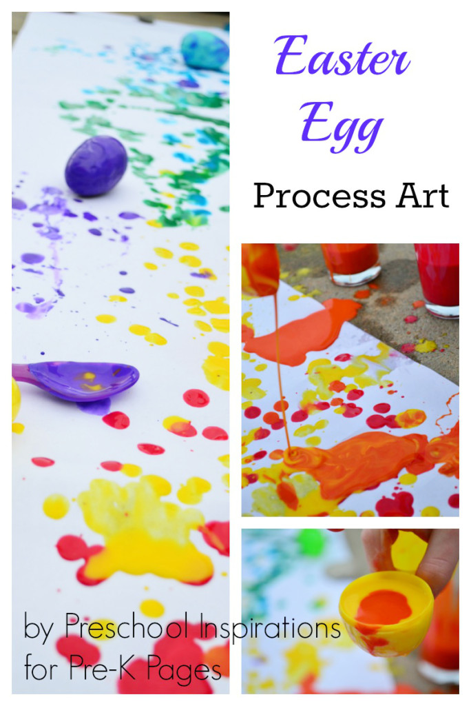 Easter Egg Process Art - Pre-K Pages