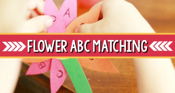 Spring Flower Alphabet Match - Pre-K Pages