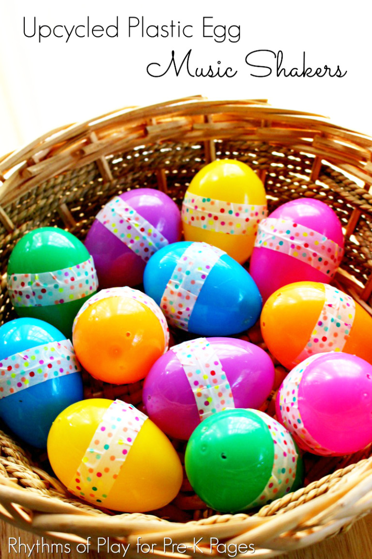 How To Make Upcycled Plastic Egg Music Shakers - Pre-K Pages