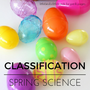 Spring Classification Science Activity - Pre-K Pages