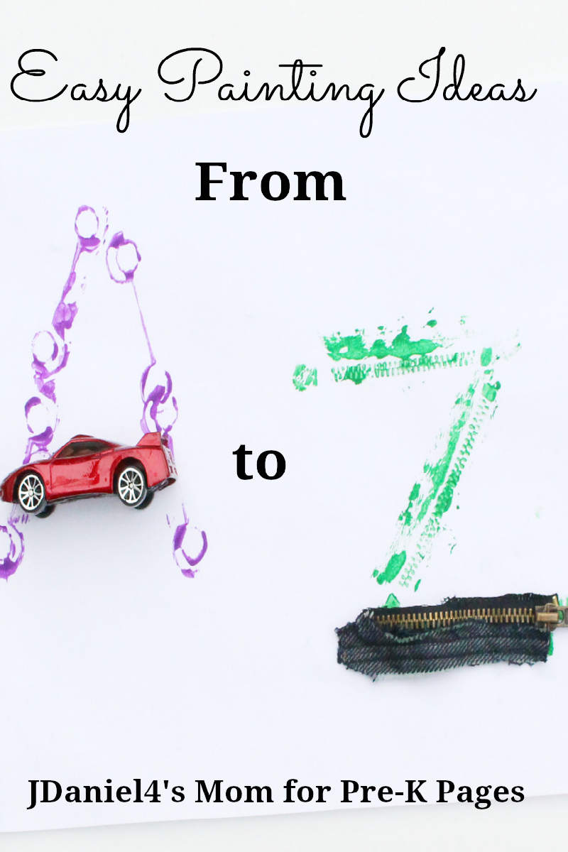 Easy Painting Ideas with Recycled Objects - Pre-K Pages