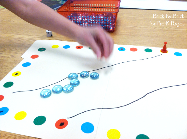 Homemade Counting Game - Pre-K Pages