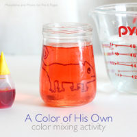 A Color of His Own: Color Mixing Activity - Pre-K Pages