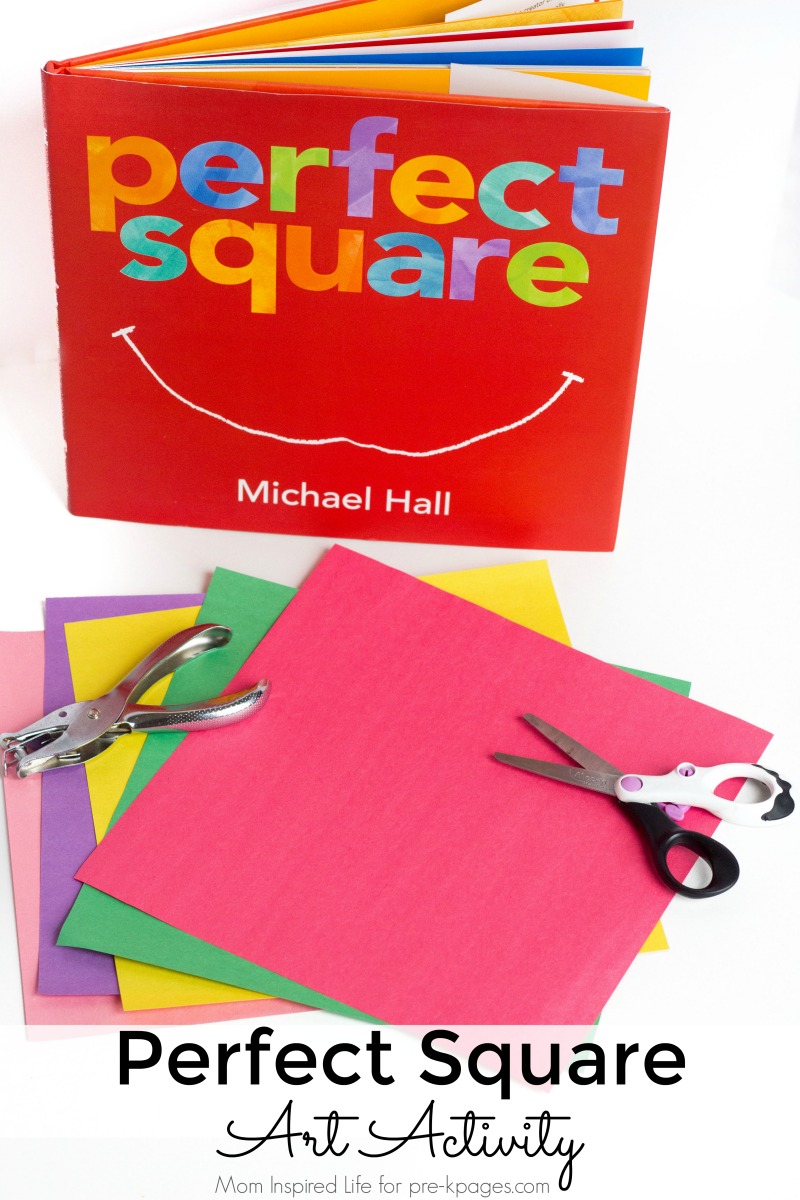 Perfect Square Shapes Art - Pre-K Pages