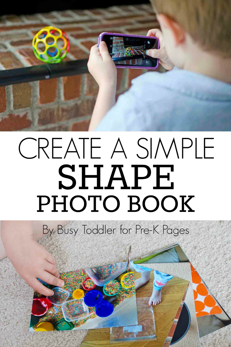 Create a Shapes Photo Book - Pre-K Pages