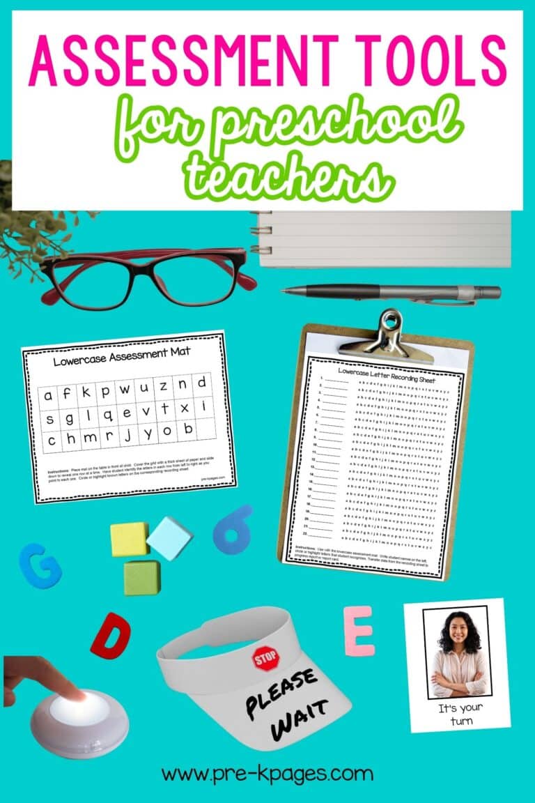 Assessment Tools for Pre-K Teachers - Pre-K Pages