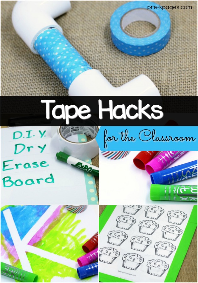 Tape Hacks for the Classroom - Pre-K Pages