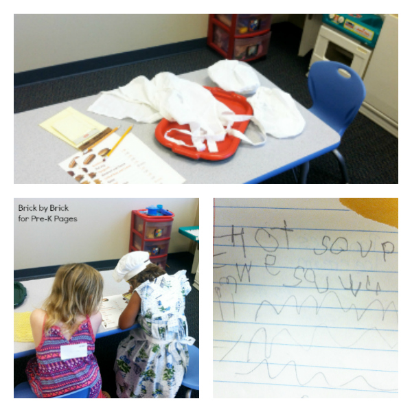 Writing in the Dramatic Play Center - Pre-K Pages