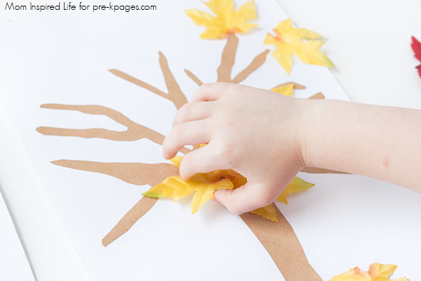 Red Leaf, Yellow Leaf Sorting Activity - Pre-K Pages