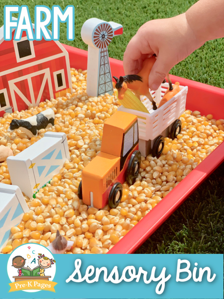 Farm Sensory Bin for Preschool - Pre-K Pages