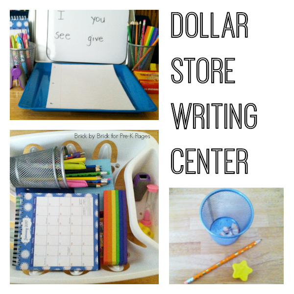Dollar Store Writing Center - Pre-K Pages