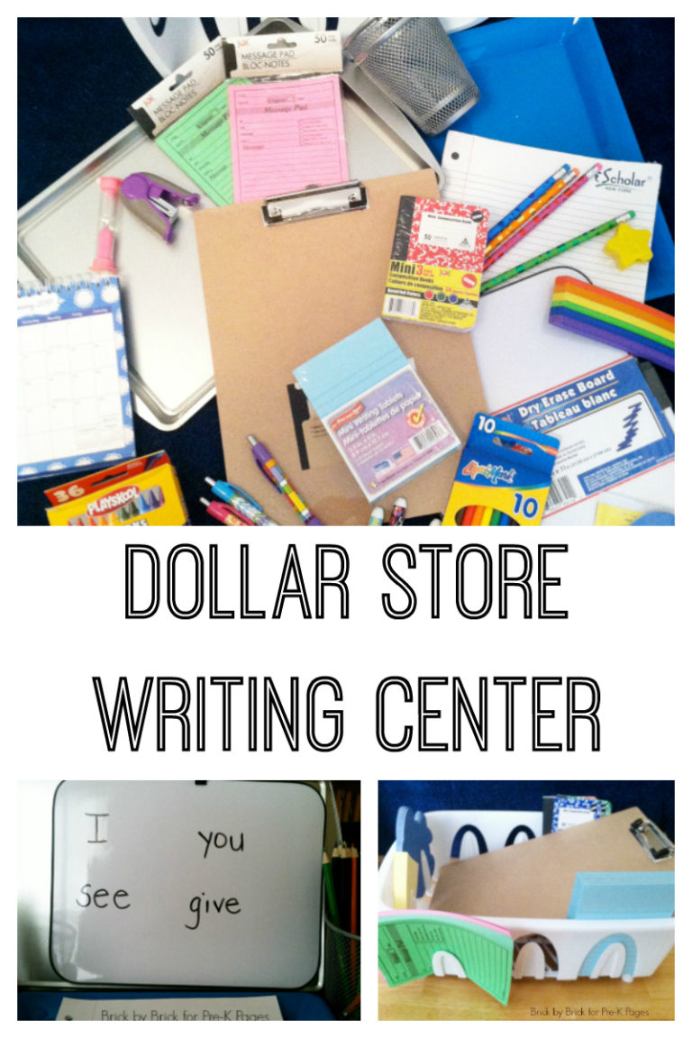 Dollar Store Writing Center - Pre-K Pages