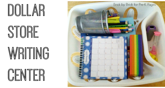Dollar Store Writing Center - Pre-K Pages