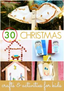 Christian Christmas Activities and Art for Preschool & Sunday School