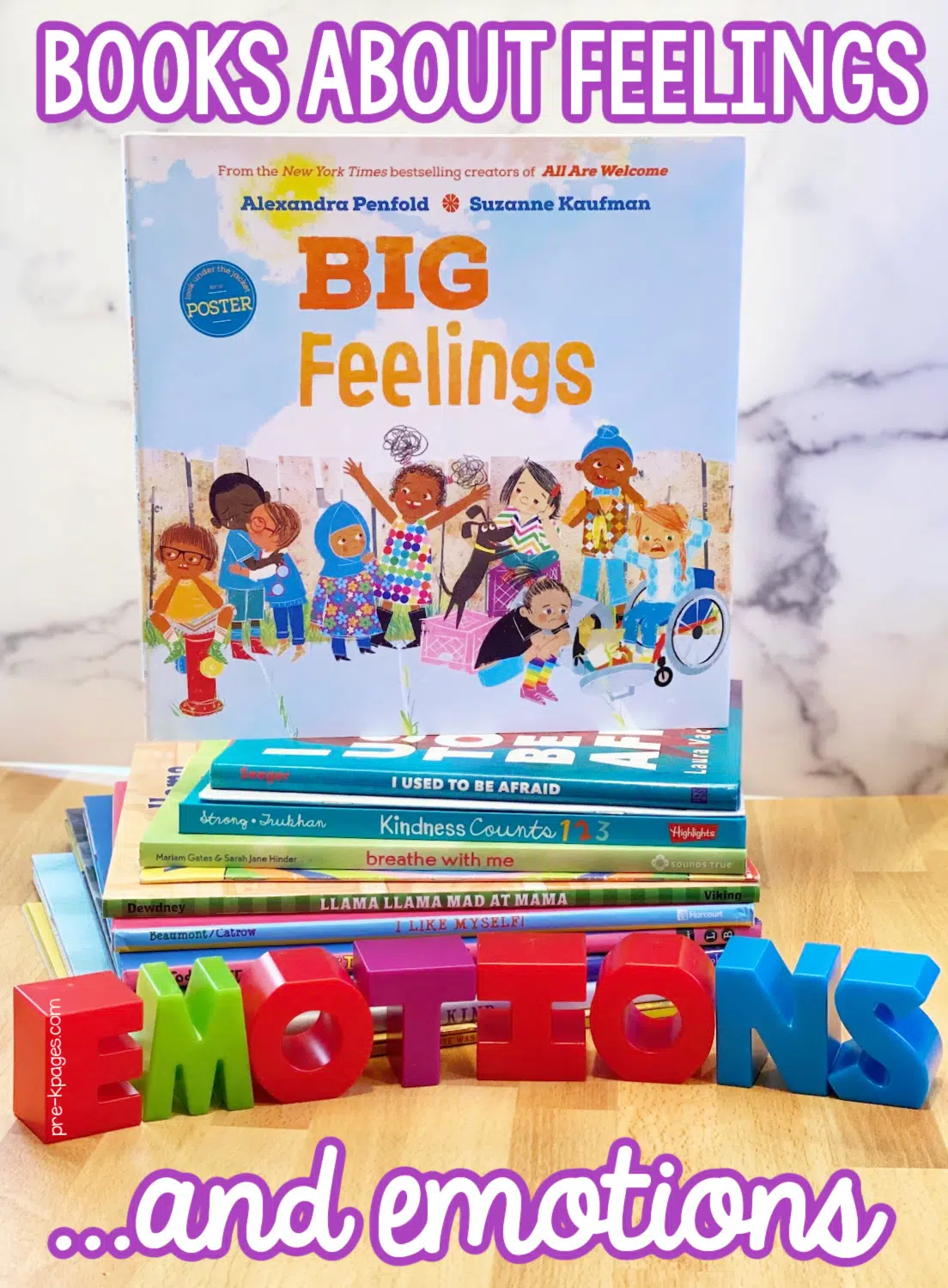 40+ Books about Emotions and Feelings for Preschool and Pre-K - Pre-K Pages