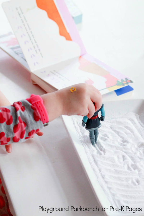 The Snowy Day Sensory Writing Tray - Pre-K Pages