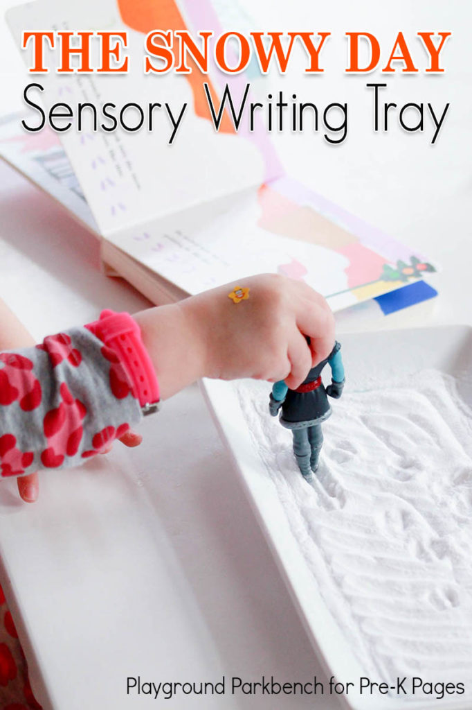 The Snowy Day Sensory Writing Tray - Pre-K Pages