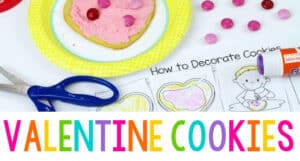 How to Decorate Valentine's Day Cookies Printable - Pre-K Pages