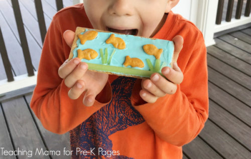Pond Theme Snack Activity - Pre-K Pages