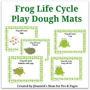 Frog Life Cycle Play Dough Activity - Pre-K Pages