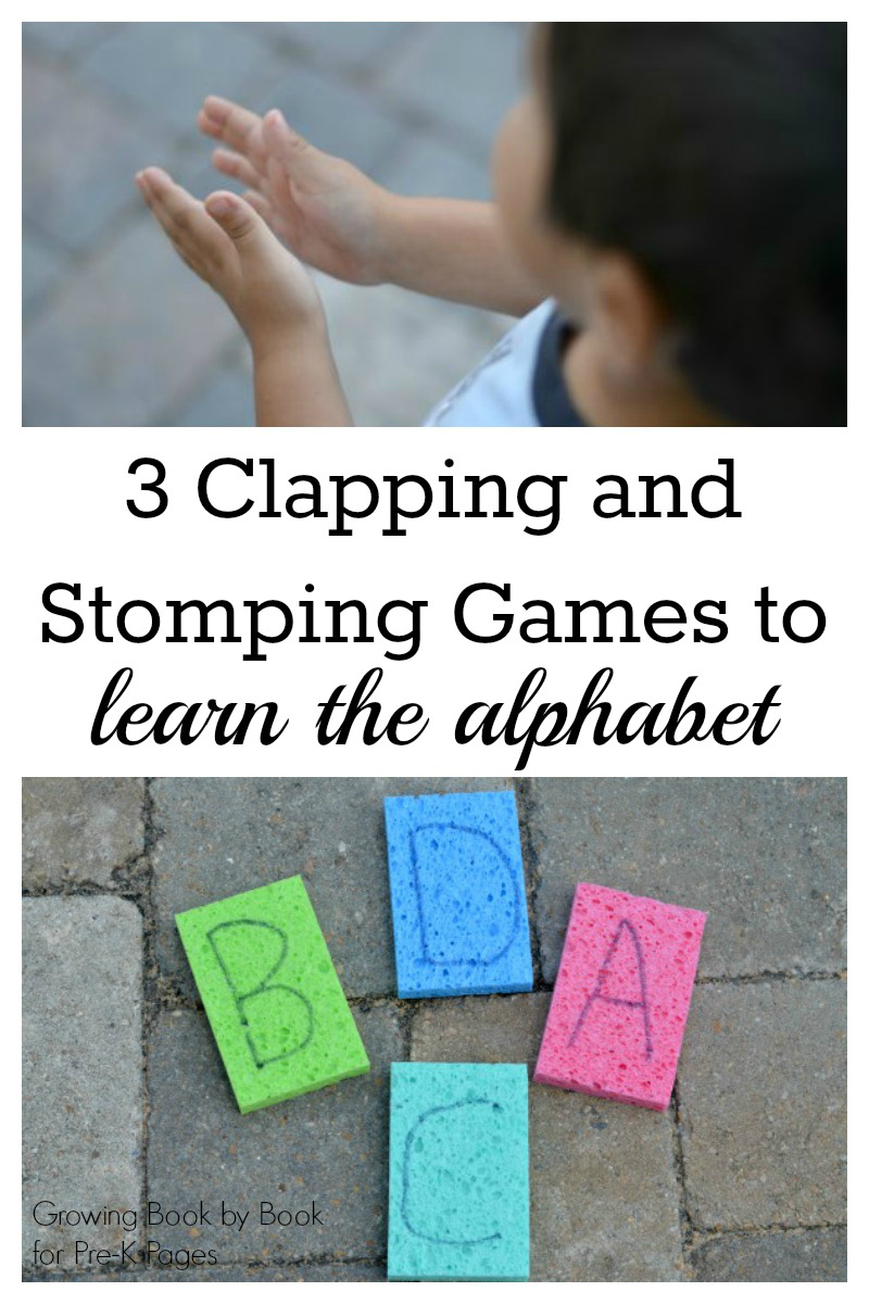 3 Clapping and Stomping Alphabet Activities - Pre-K Pages
