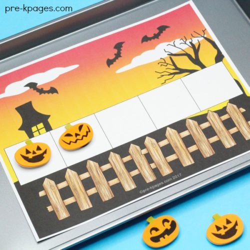 5 Little Pumpkins Counting Printable - Pre-K Pages