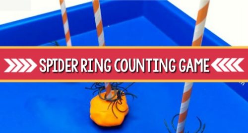 Halloween Spider Ring Counting Game - Pre-K Pages