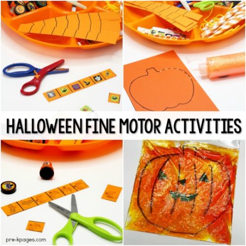 Halloween Fine Motor Activities for Preschool - Pre-K Pages
