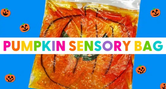 No Mess Jack-O-Lantern Halloween Sensory Bag For Preschool