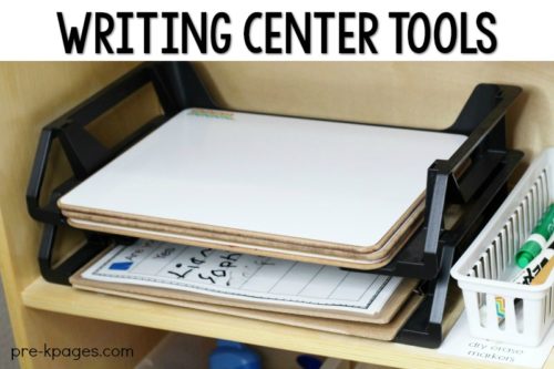 Writing Center for Preschool and Pre-K