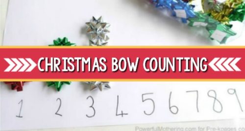 Christmas Bow Counting Activity - Pre-K Pages