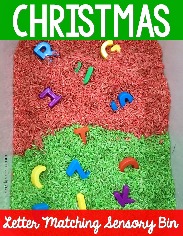 Christmas Tree Sensory Bin Printable - Pre-K Pages