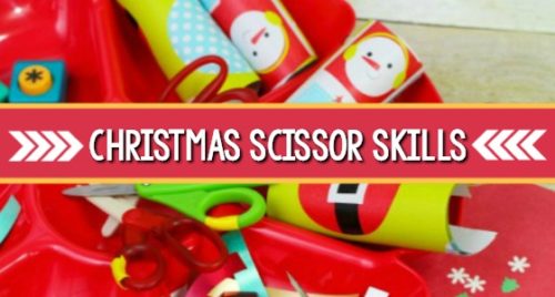 Christmas Scissor Cutting Skills