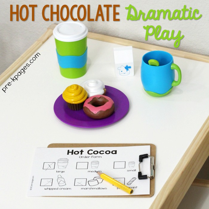 Hot Chocolate Dramatic Play Theme for Preschool