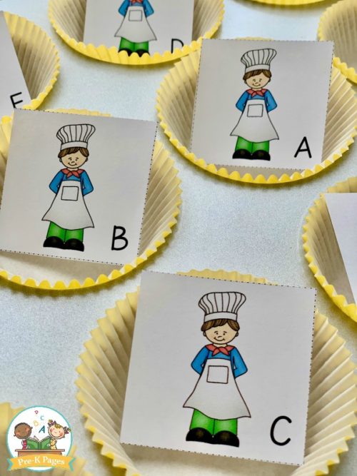 Muffin Man Tossing Activity - Pre-K Pages
