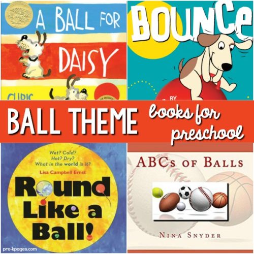 Ball Theme Books for Preschool - Pre-K Pages