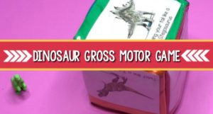 Dinosaur Roll and Move Gross Motor Activity - Pre-K Pages