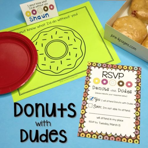 How to Host Donuts with Dad in Preschool - Pre-K Pages