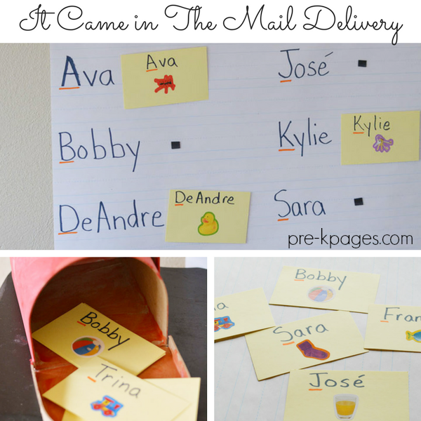Post Office Mailing Activity For Preschoolers - Pre-K Pages
