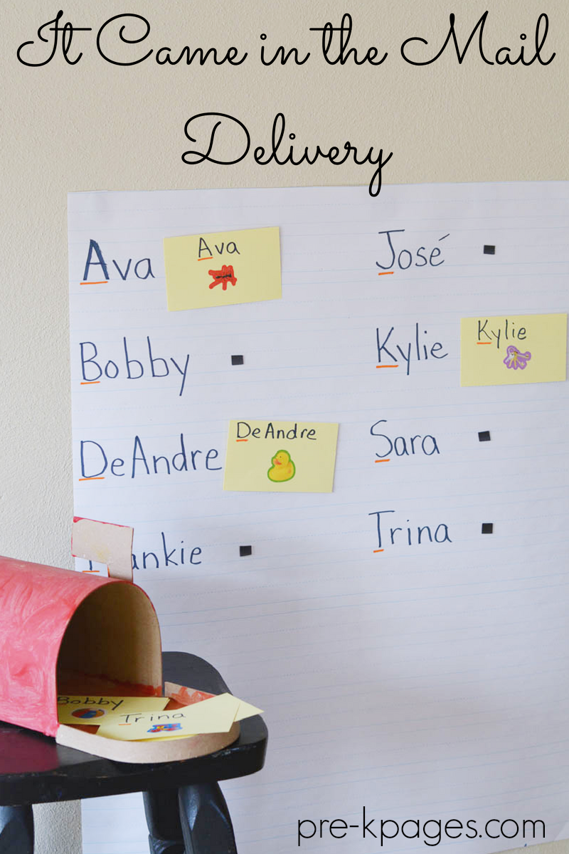 Post Office Mailing Activity For Preschoolers - Pre-K Pages