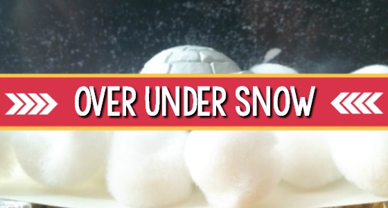 Over and Under the Snow Building Activity - Pre-K Pages