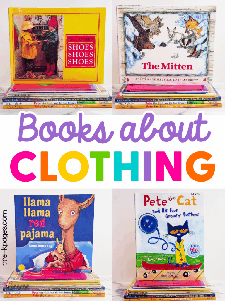 Clothing Theme Books for a Preschool Clothes Unit - Pre-K Pages