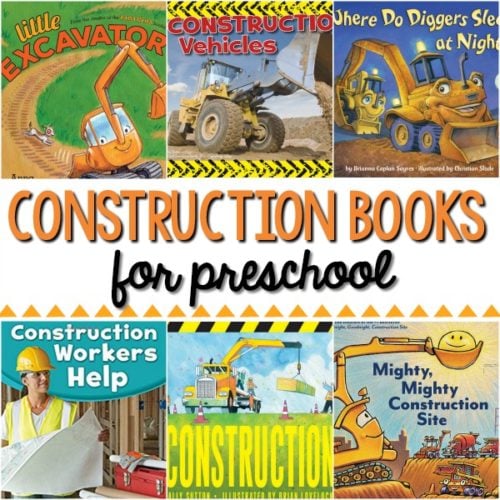 20+ Books About Construction Vehicles for Preschool - Pre-K Pages