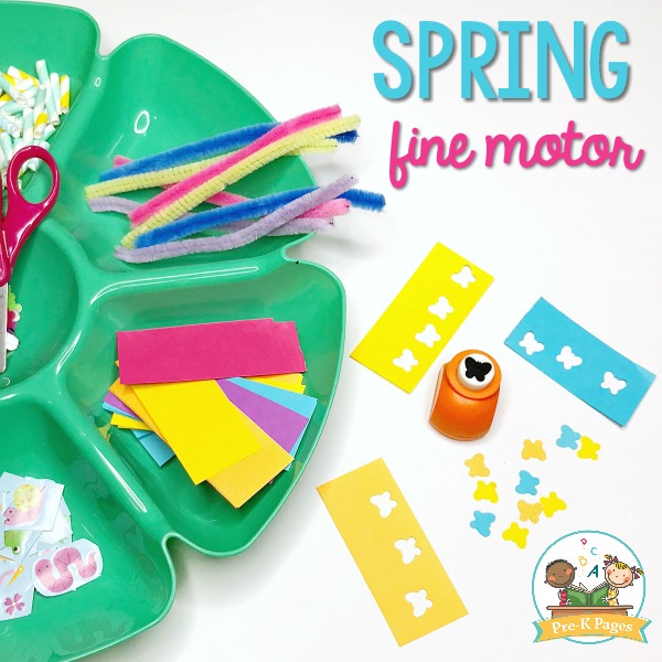 Spring Fine Motor Activities for Preschool - Pre-K Pages