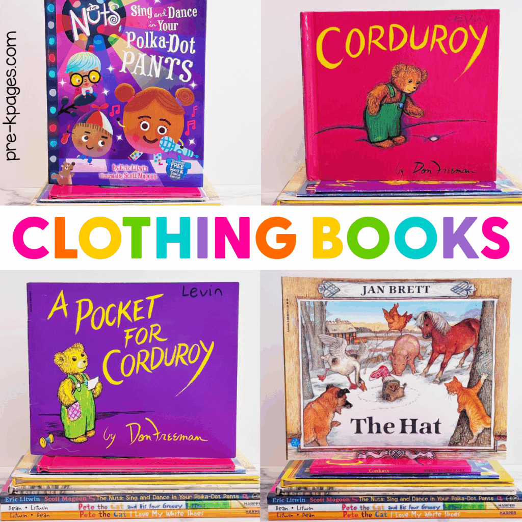Clothing Theme Books for a Preschool Clothes Unit - Pre-K Pages