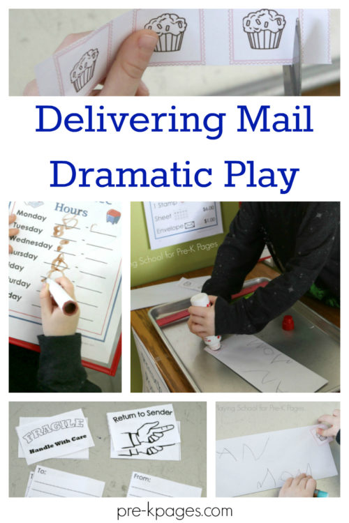 Delivering Mail Dramatic Play - Pre-K Pages