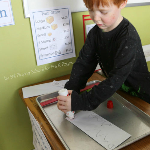 Delivering Mail Dramatic Play - Pre-K Pages